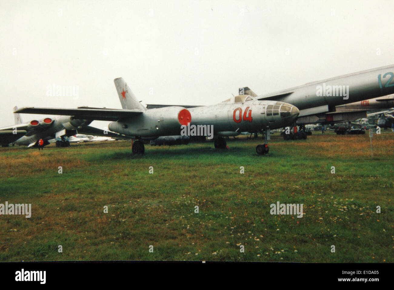 This image features the Ilyushin Il-28, a Soviet twin-engine jet bomber ...