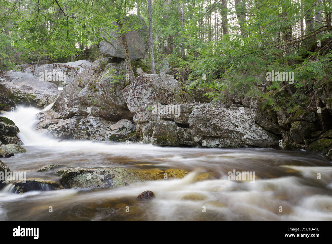 Balance Rock and Bell's Cascade along Gordon Pond Brook in North ...