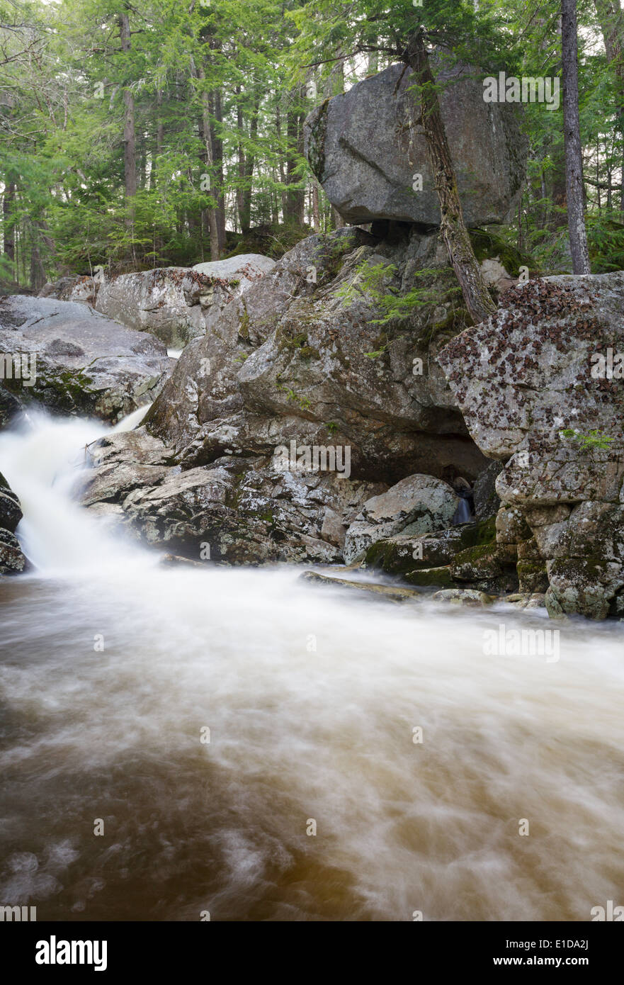 Balance Rock and Bell's Cascade along Gordon Pond Brook in North ...