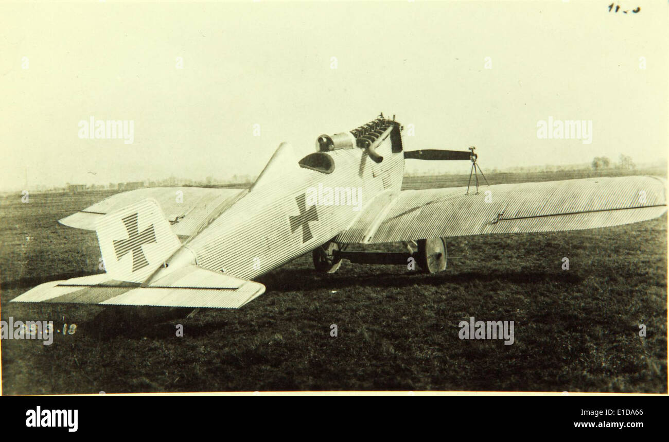 The Junkers J.7 was a German World War I fighter aircraft designed by ...