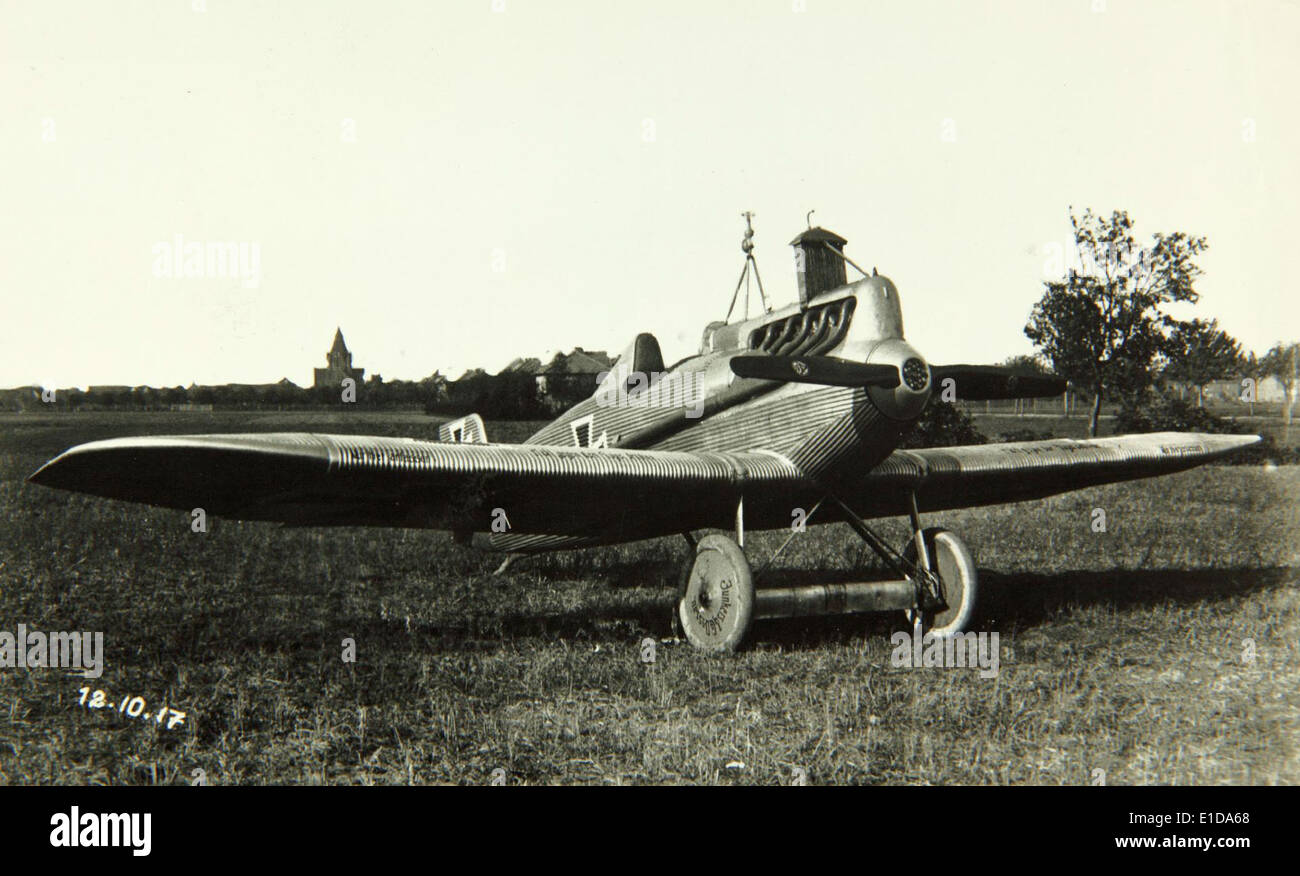 The Junkers J.7 was a German prototype monoplane fighter developed ...