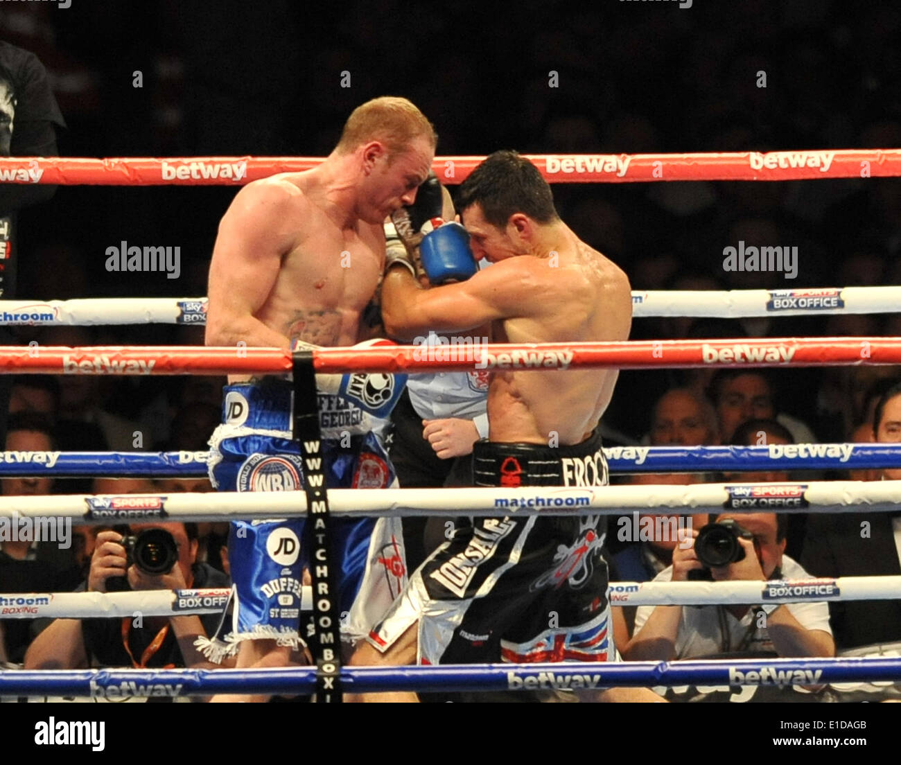 Wembley Stadium, London, UK. 31st May, 2014. WBA and IBF Super ...