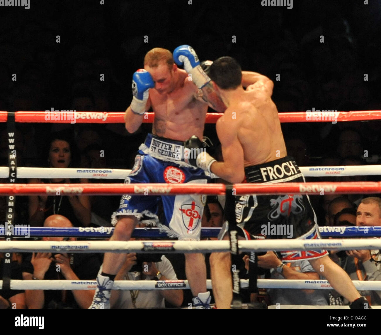 Wembley Stadium, London, UK. 31st May, 2014. WBA and IBF Super ...