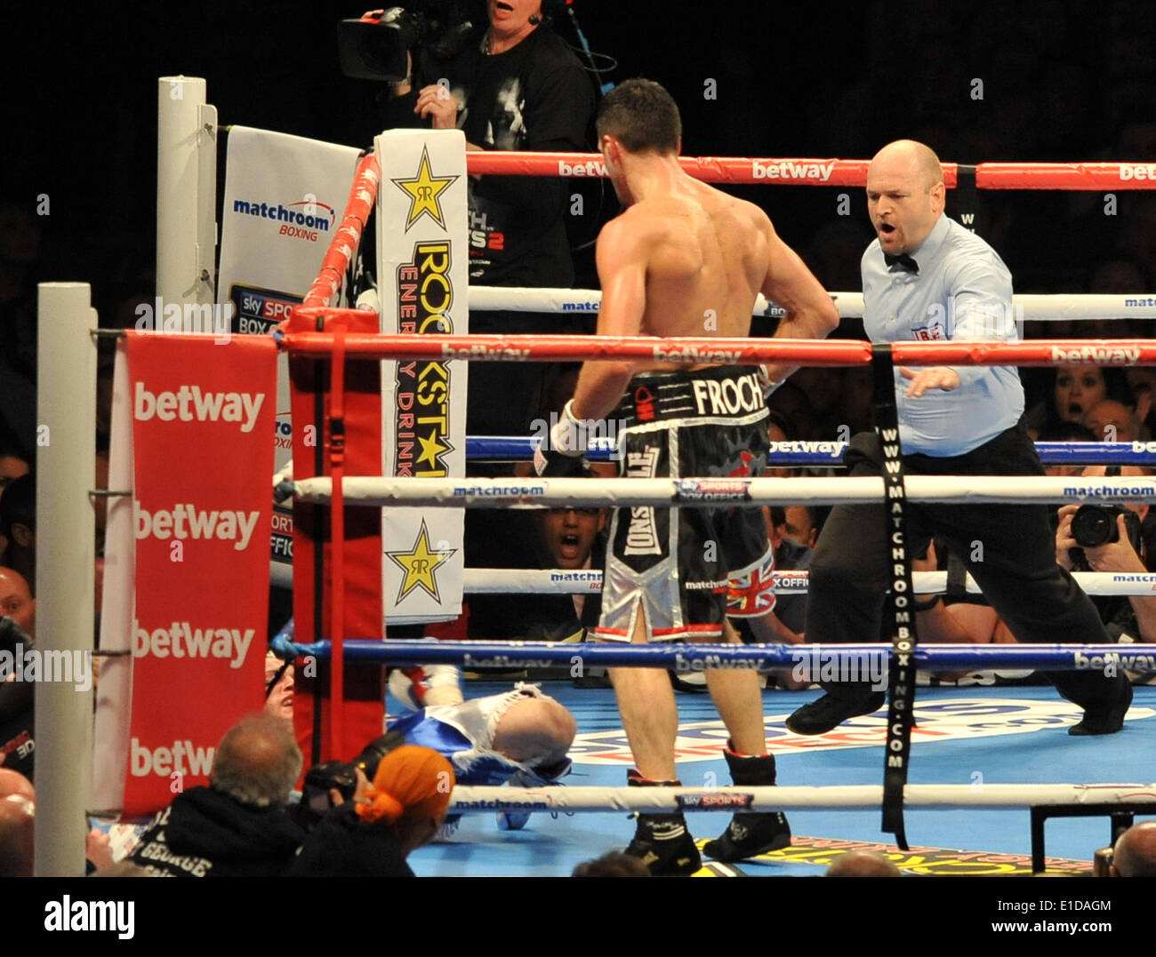 Wembley Stadium, London, UK. 31st May, 2014. WBA and IBF Super ...