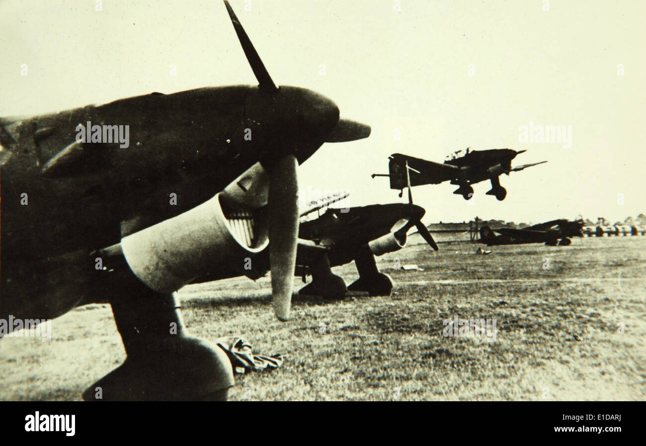 The Junkers Ju 87, known as the Stuka, was a German dive bomber widely ...