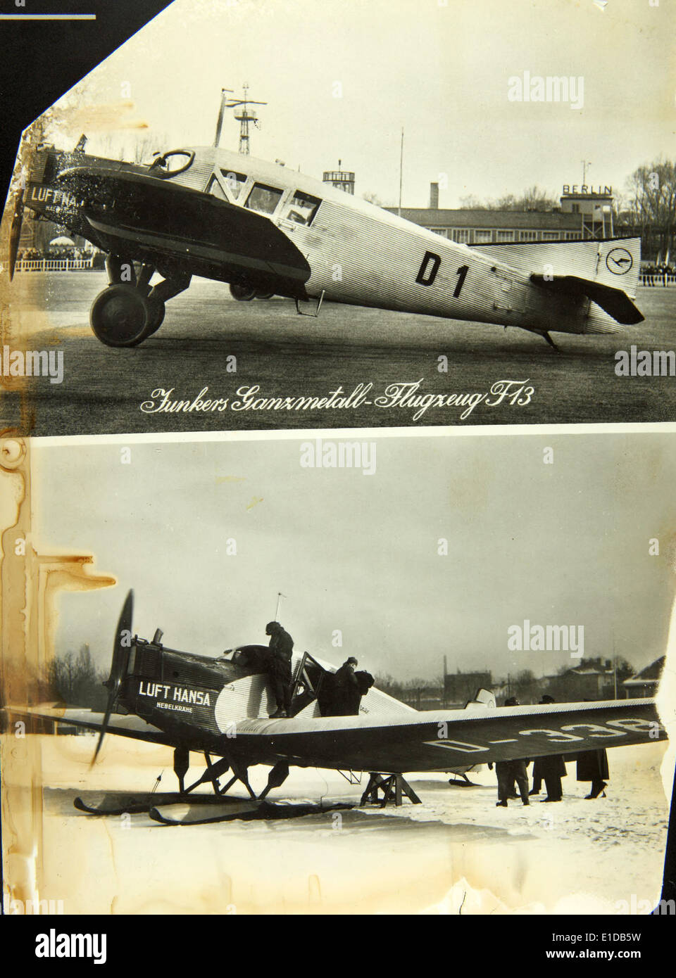 The Junkers F-13 was one of the first all-metal commercial aircraft ...