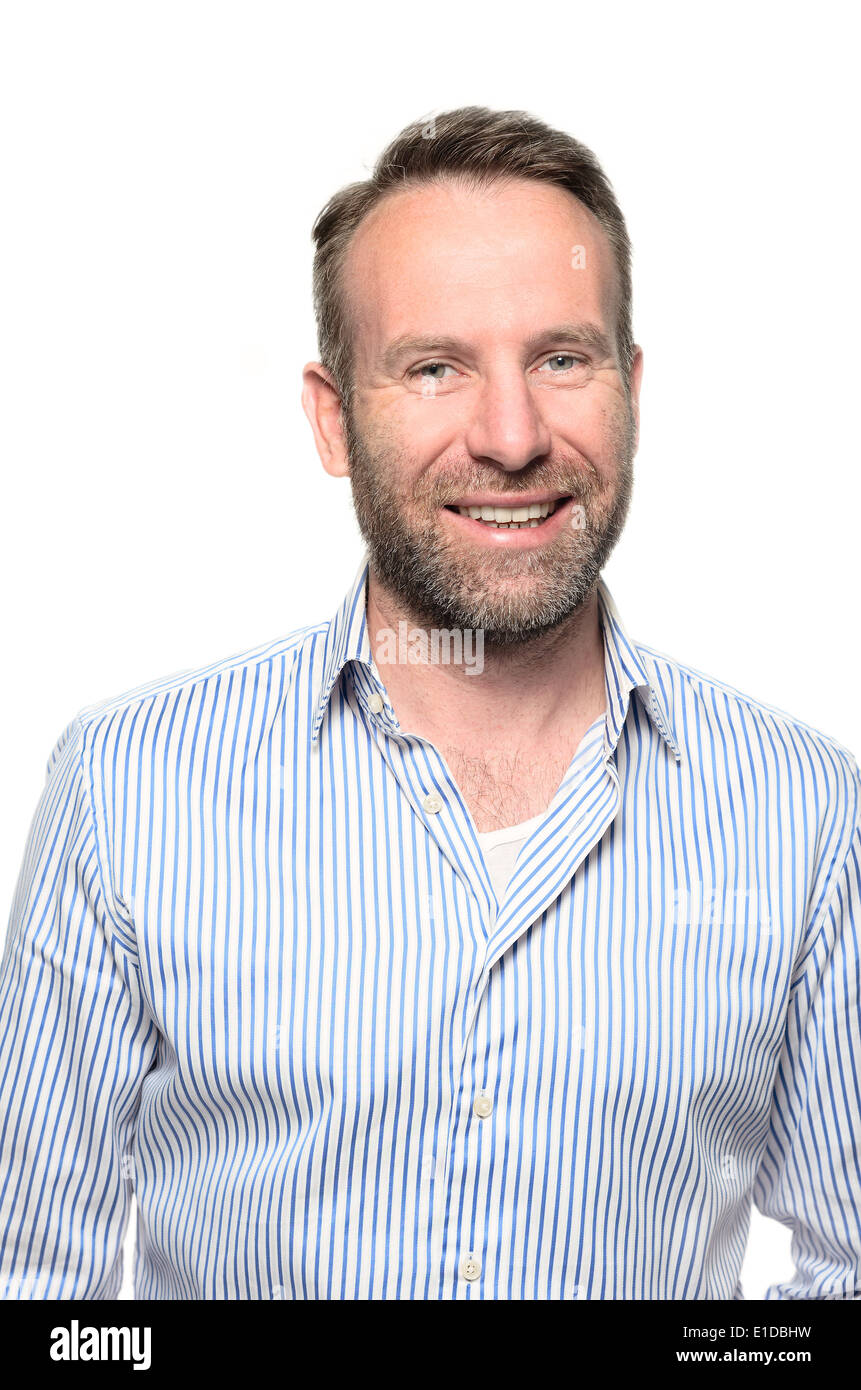 Handsome man with a beard hi-res stock photography and images - Alamy