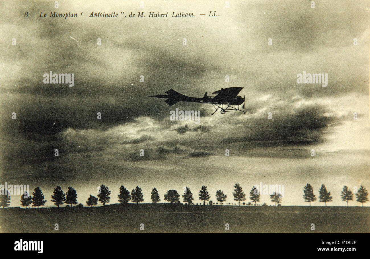 The Antoinette aircraft was a French monoplane designed by Léon ...