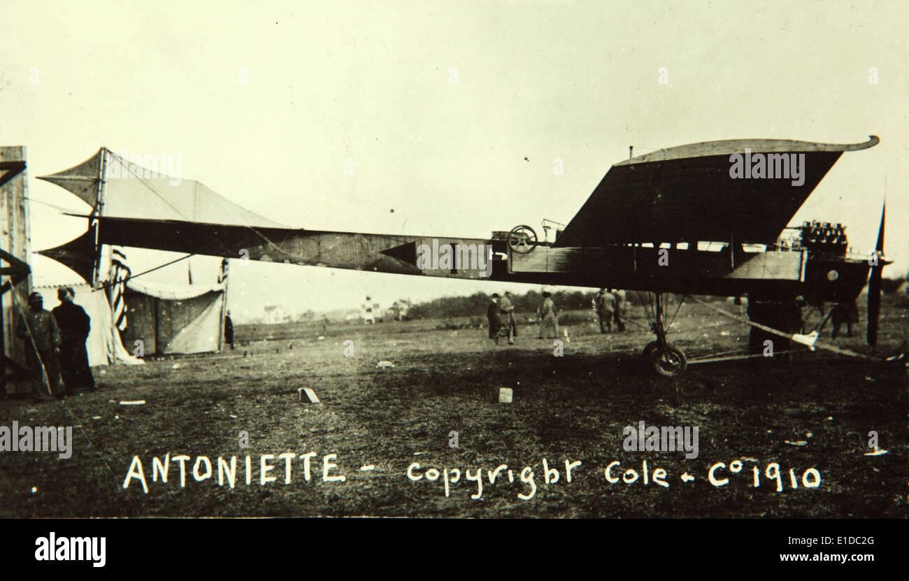 The Antoinette was an early French aircraft developed in the early ...