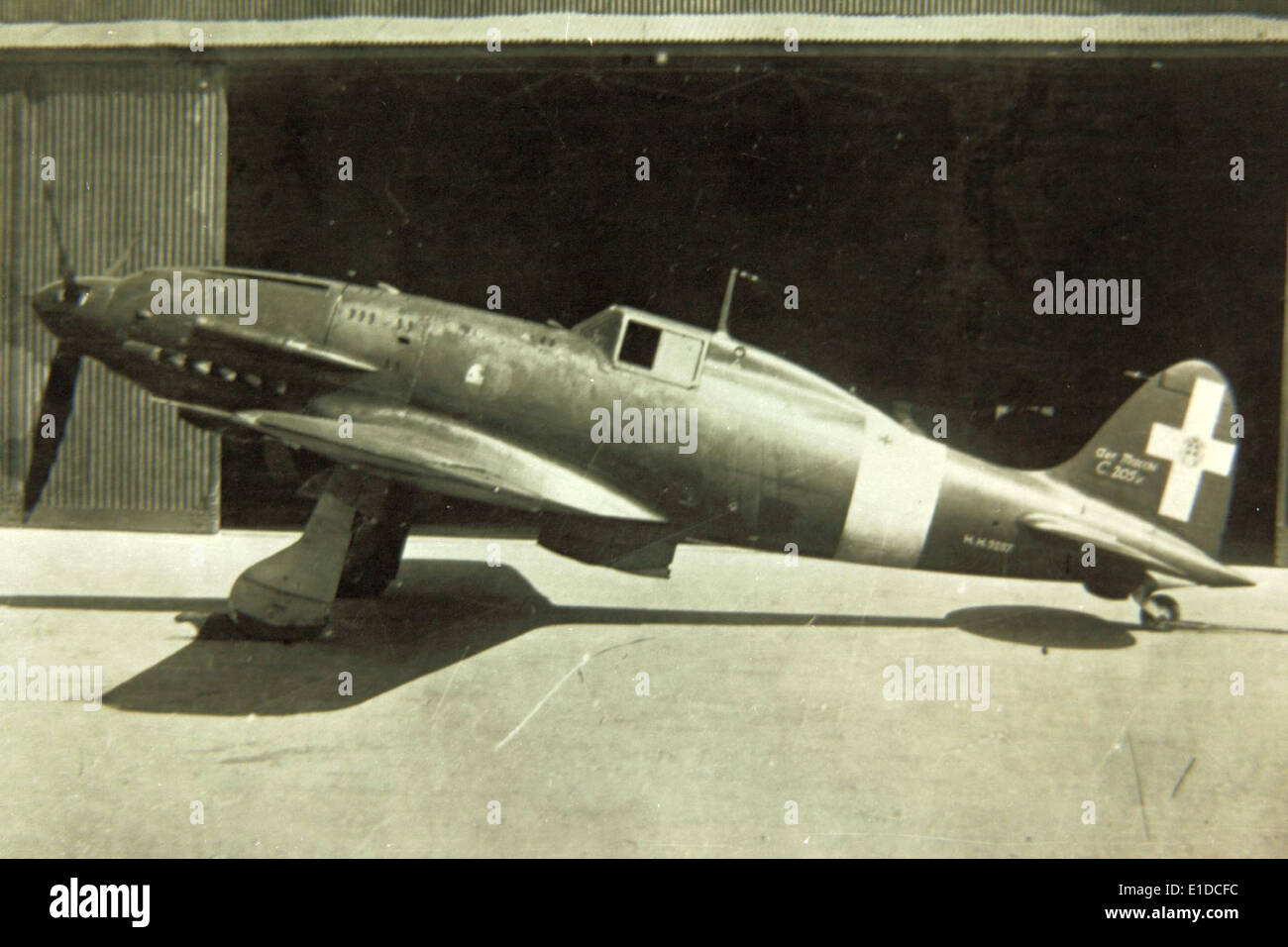 Macchi, M.C. 205, Veltro ""Greyhound Stock Photo - Alamy