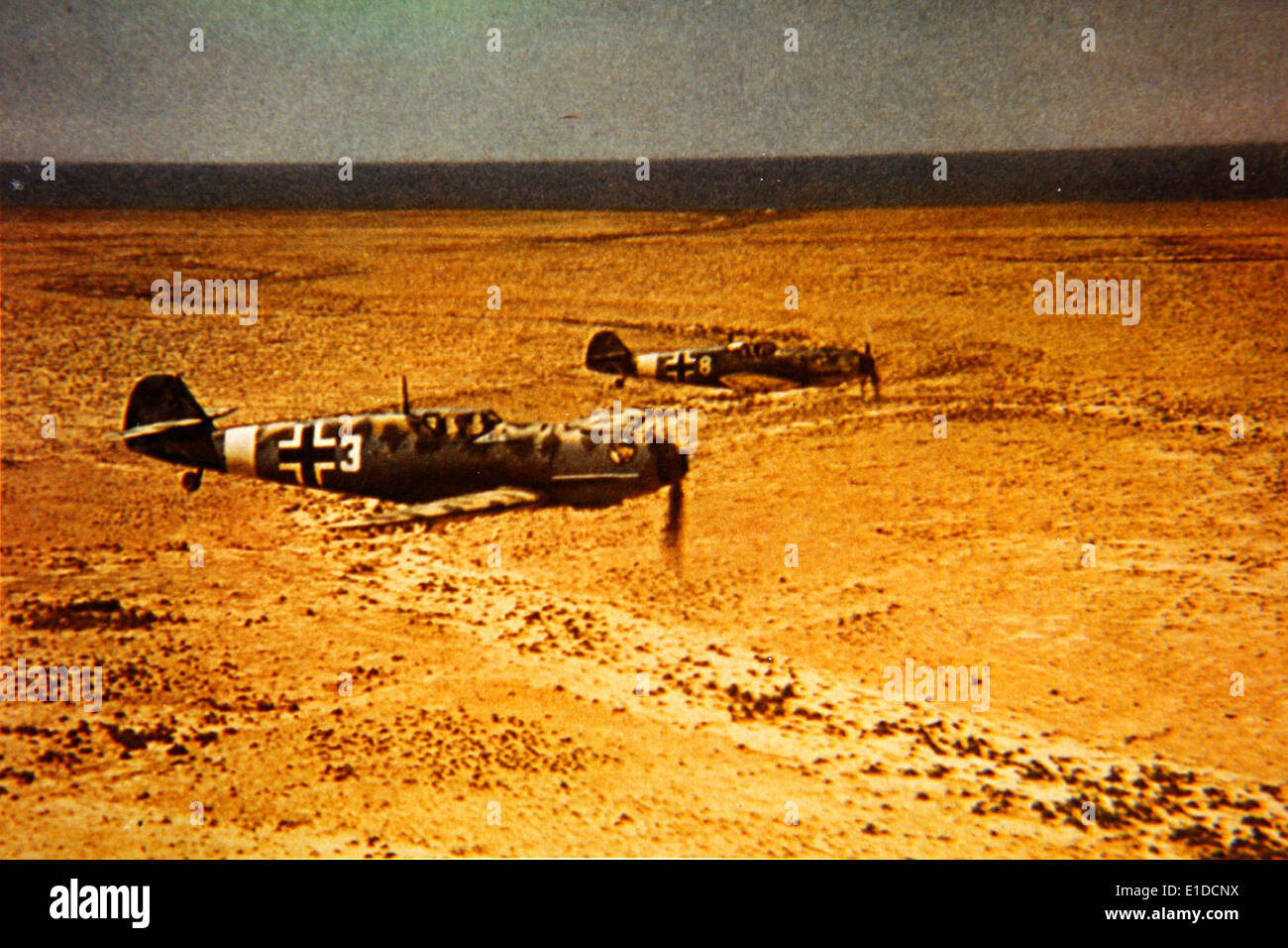 The Messerschmitt Bf 109, used by the Luftwaffe during World War II ...