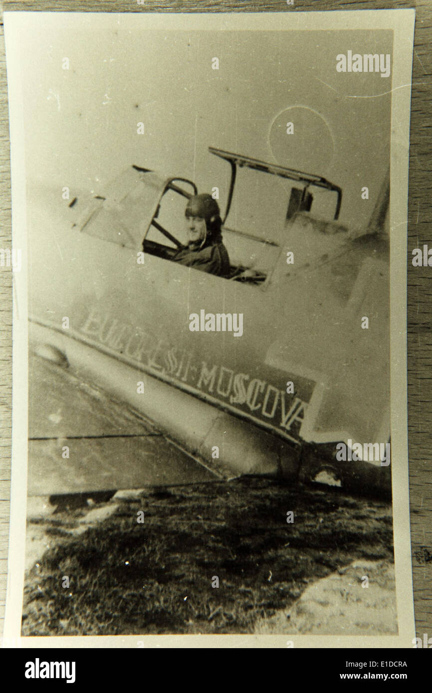 The Messerschmitt Bf 109, widely used by the Romanian Air Force during ...