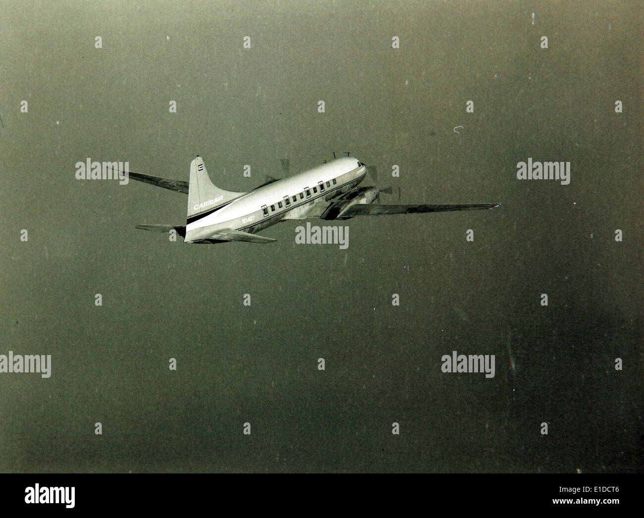 The Convair CV 640, a turboprop airliner, was used by various airlines ...