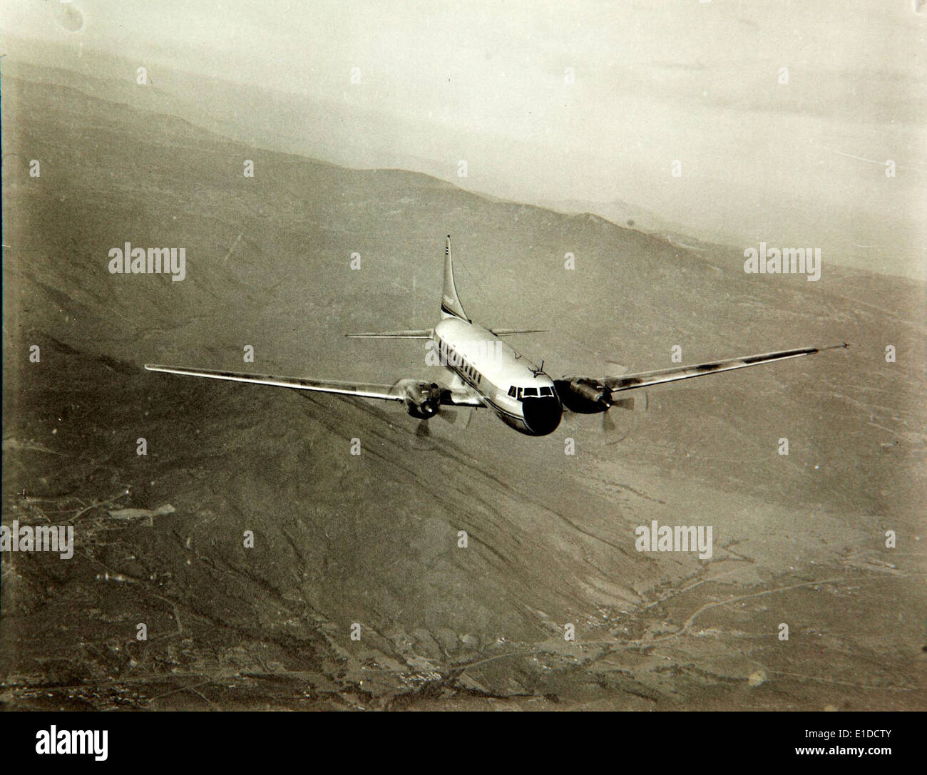 The Convair 580, a turboprop airliner, was used primarily by regional ...