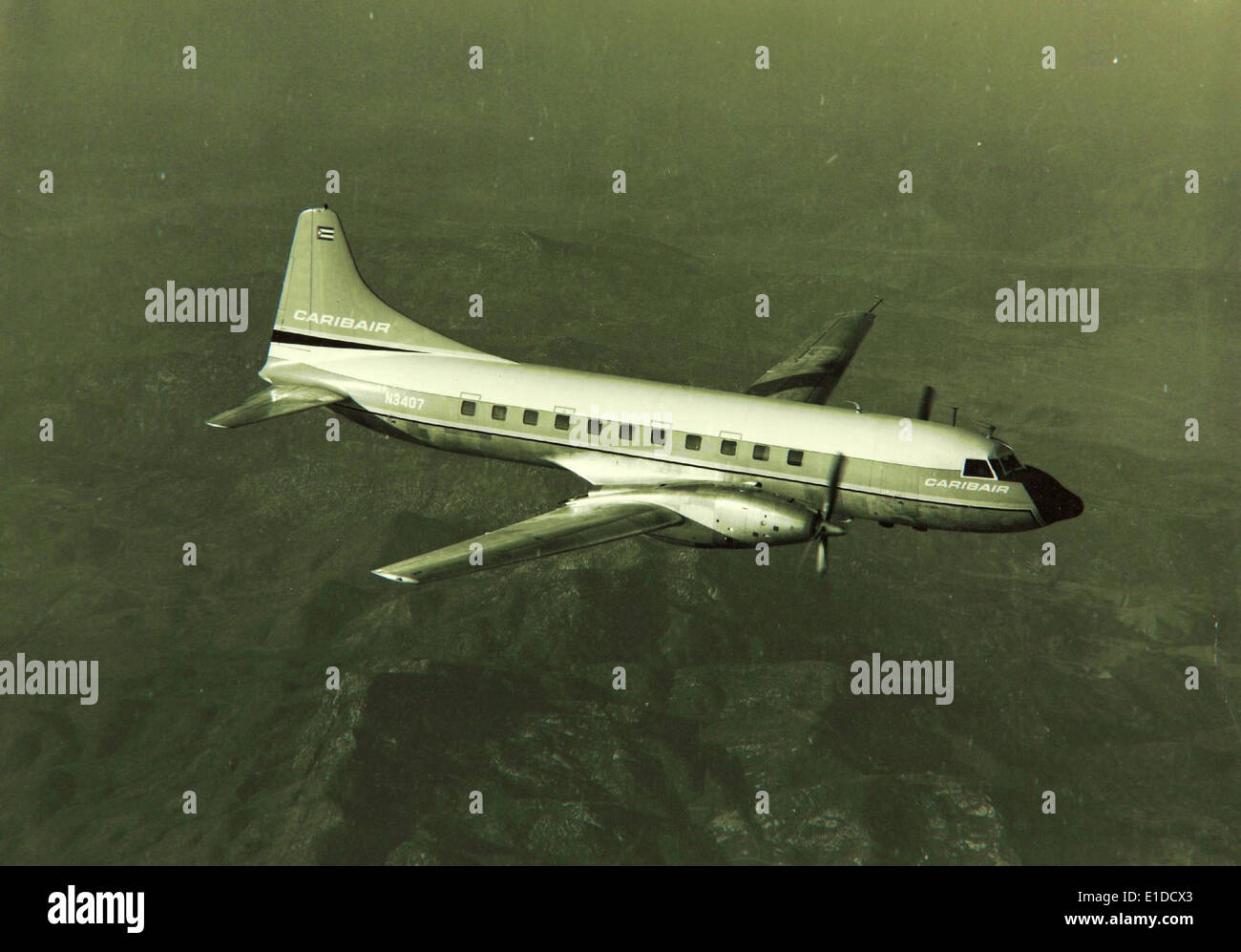 The Convair 580 is a turboprop airliner developed by Convair in the ...