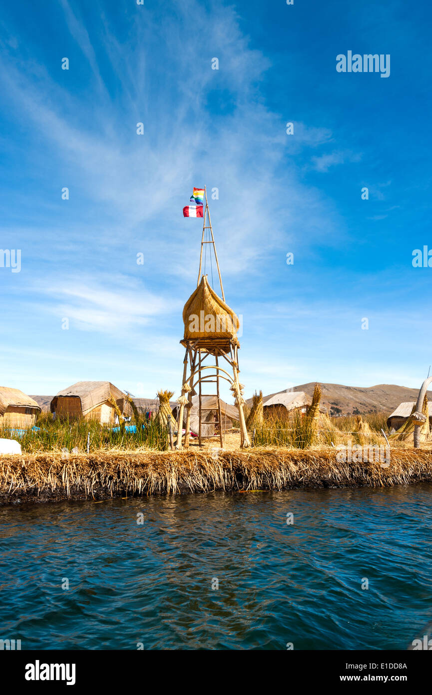 Uros - Floating Islands, Titicaca, Peru Stock Photo - Alamy