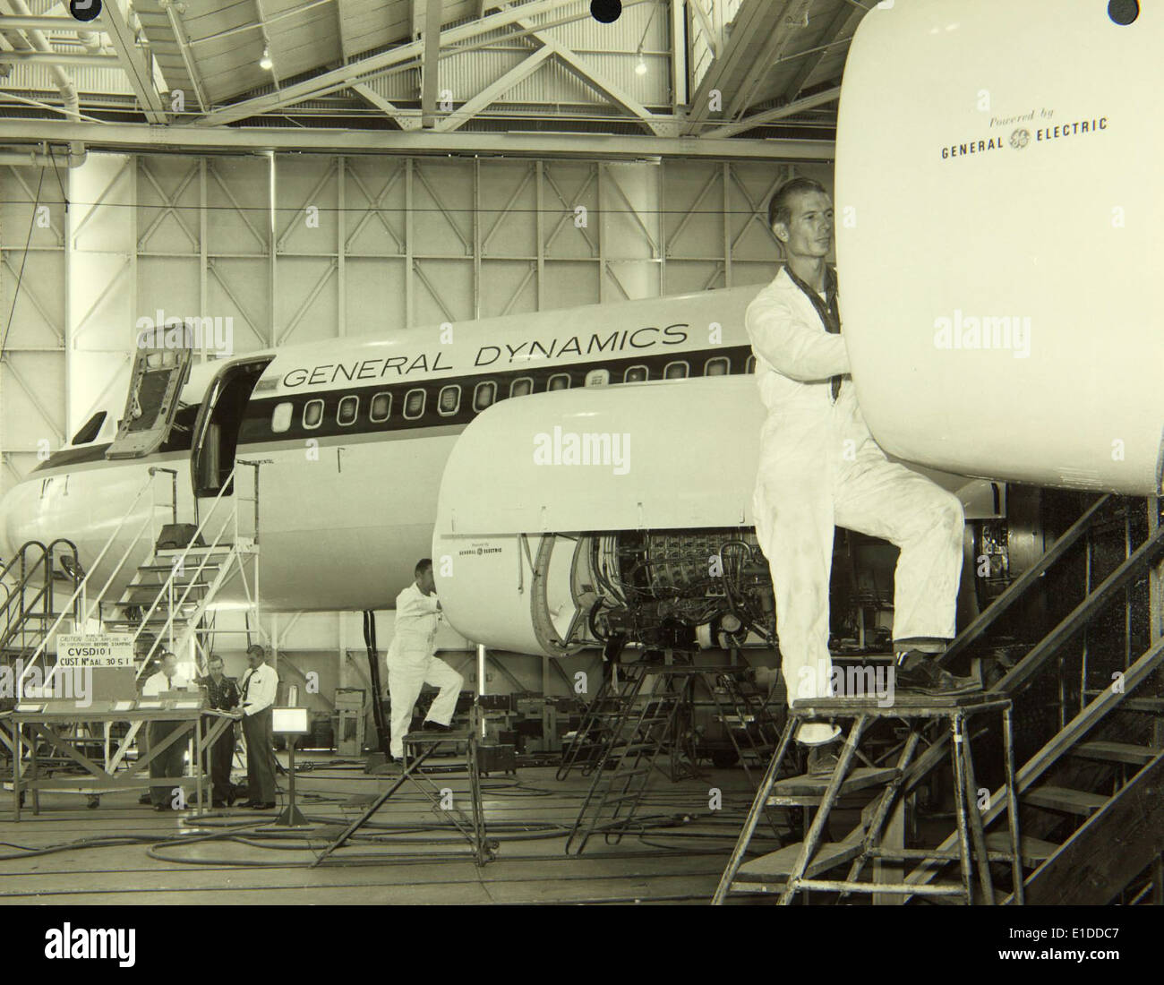 This is an image related to the Convair 600, a turboprop aircraft ...