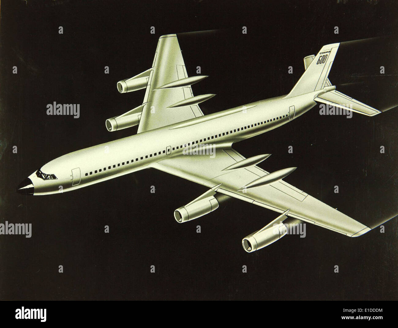 The Convair Model 600 was a conversion of the Convair 240, 340, and 440 ...