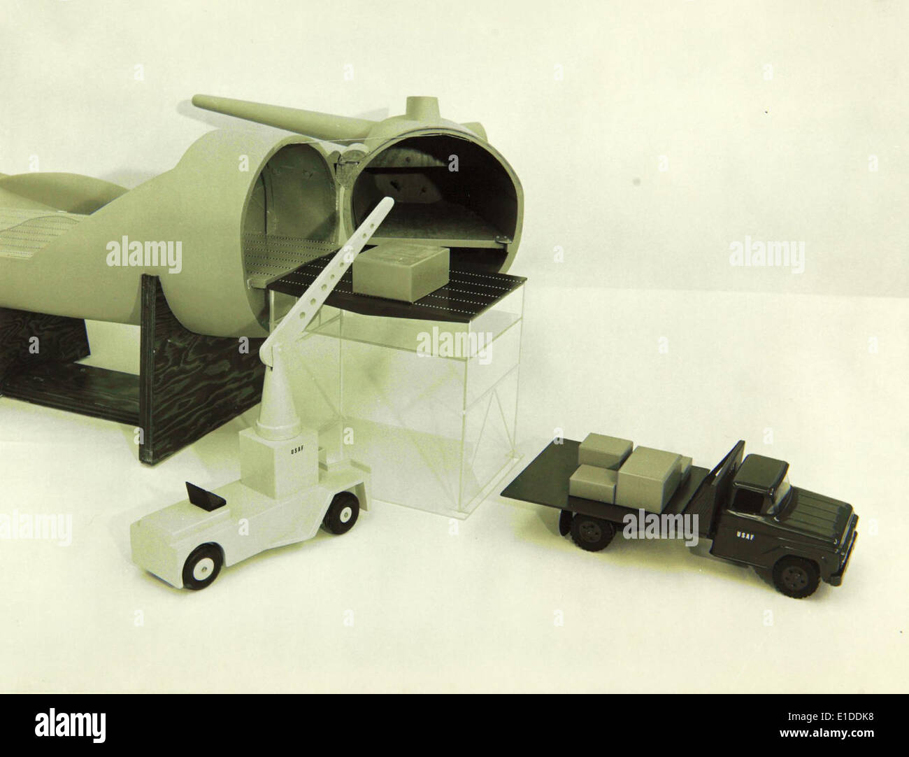 The Convair 600 model represents a projected military swing-tail ...