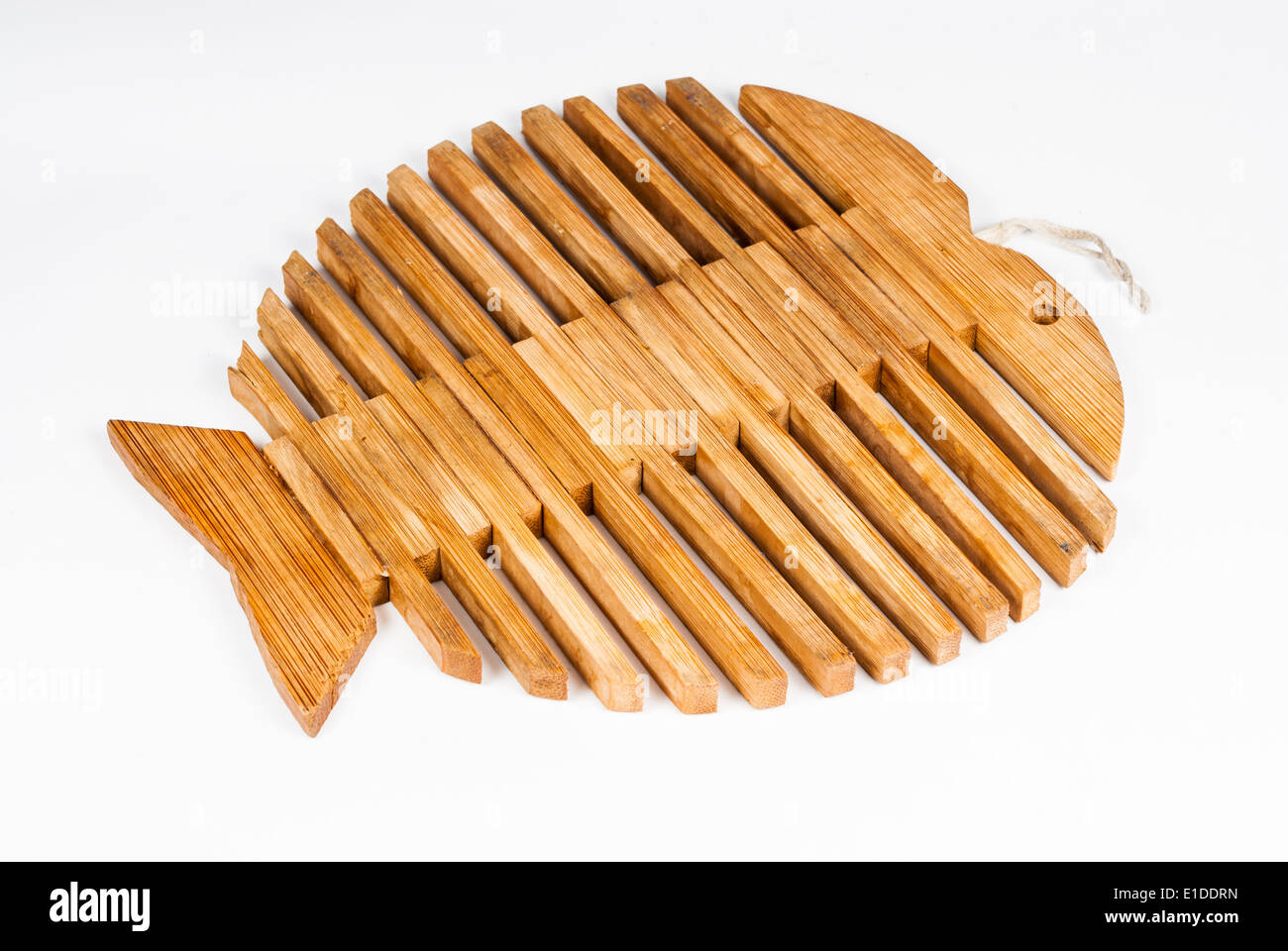 Wooden Fish Shaped Tray Stock Photo - Alamy