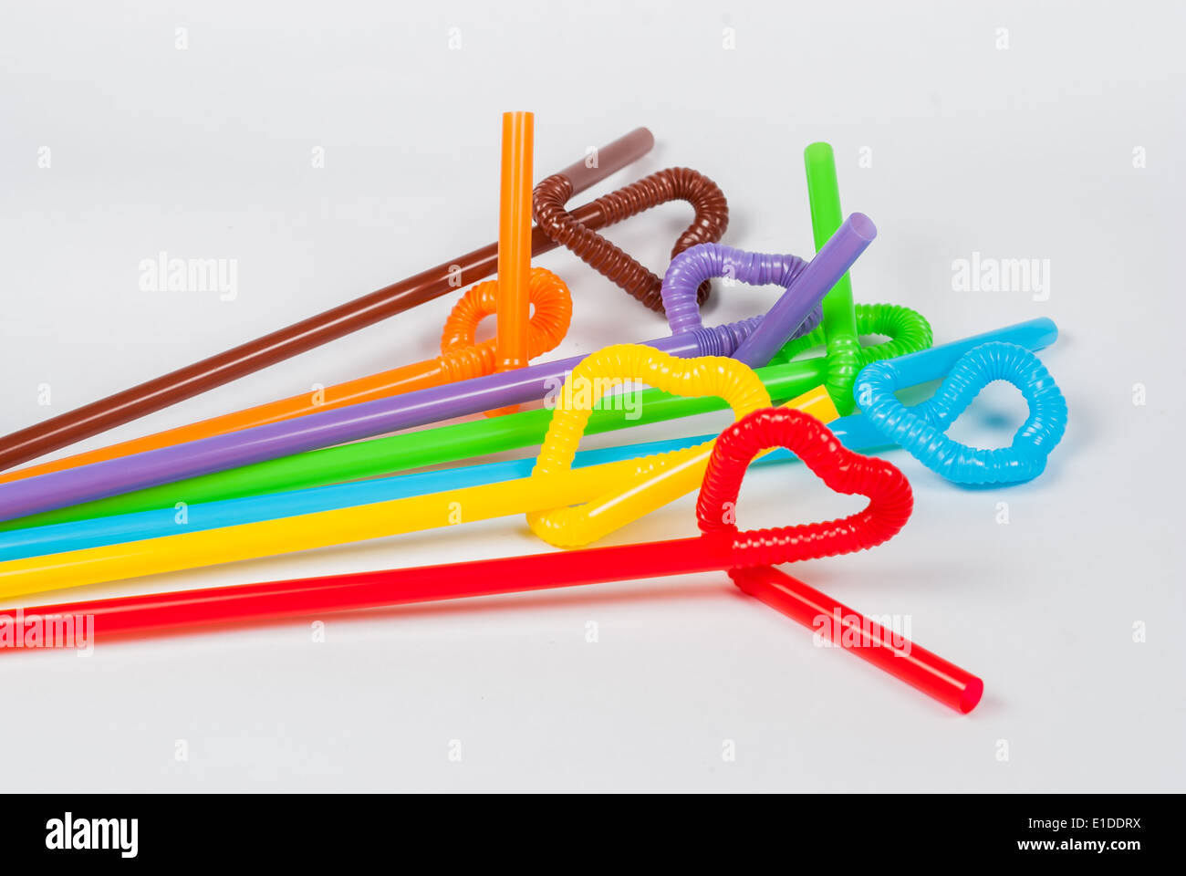 Heart shaped straw hi-res stock photography and images - Alamy
