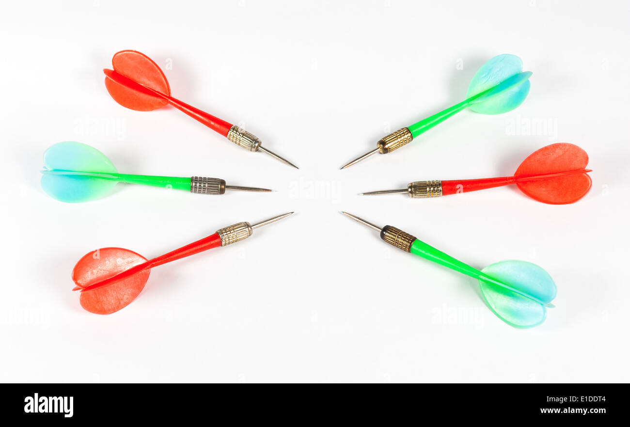 Colorful darts hi-res stock photography and images - Alamy