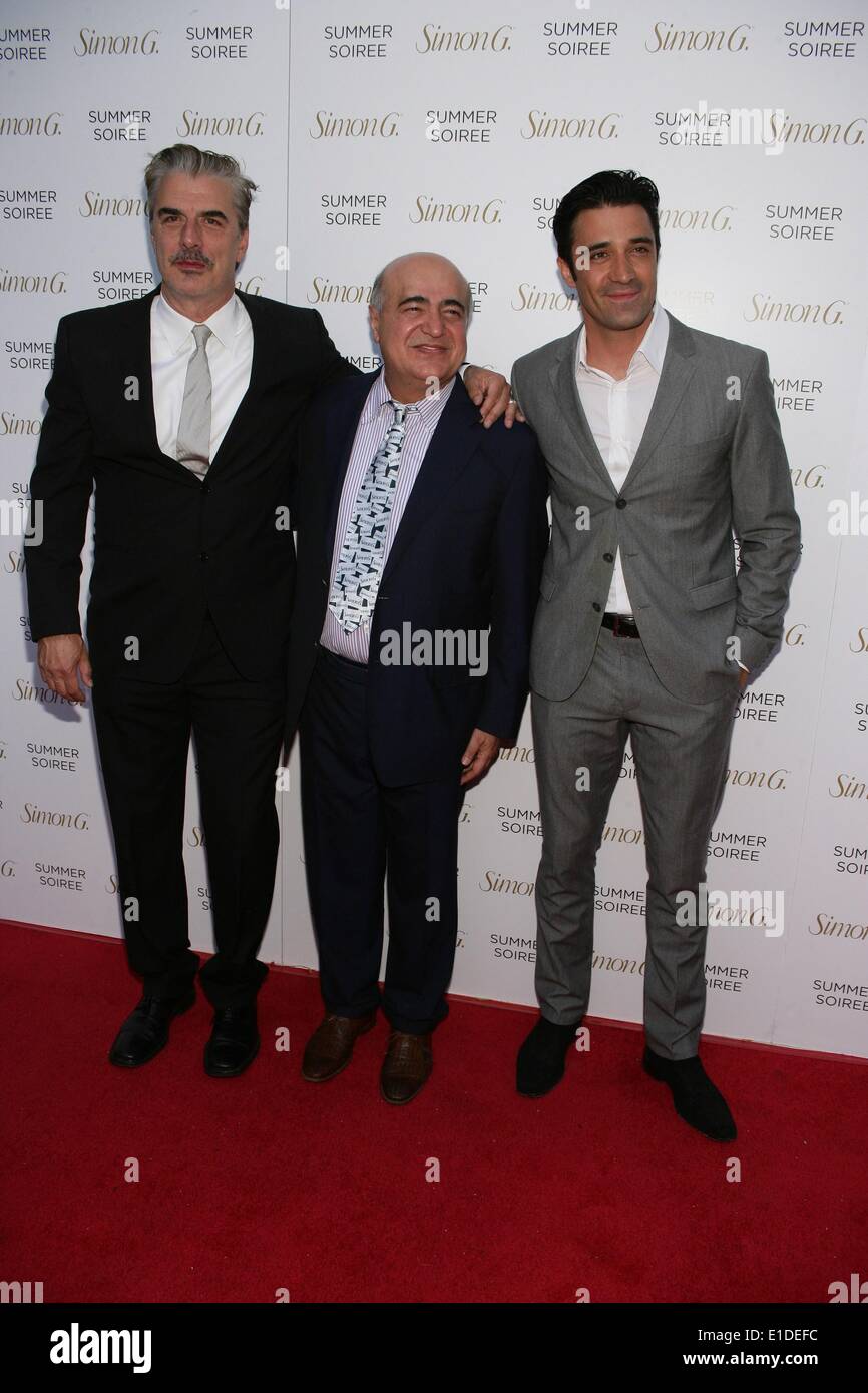 Las Vegas, NV, USA. 31st May, 2014. Chris Noth, Simon G, Gilles Marini ...