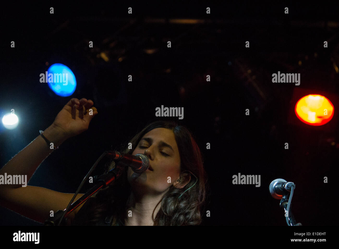 Turin, Italy - 2014:05:29 -Anna Wappel or "Anna F", the Austrian pop ...