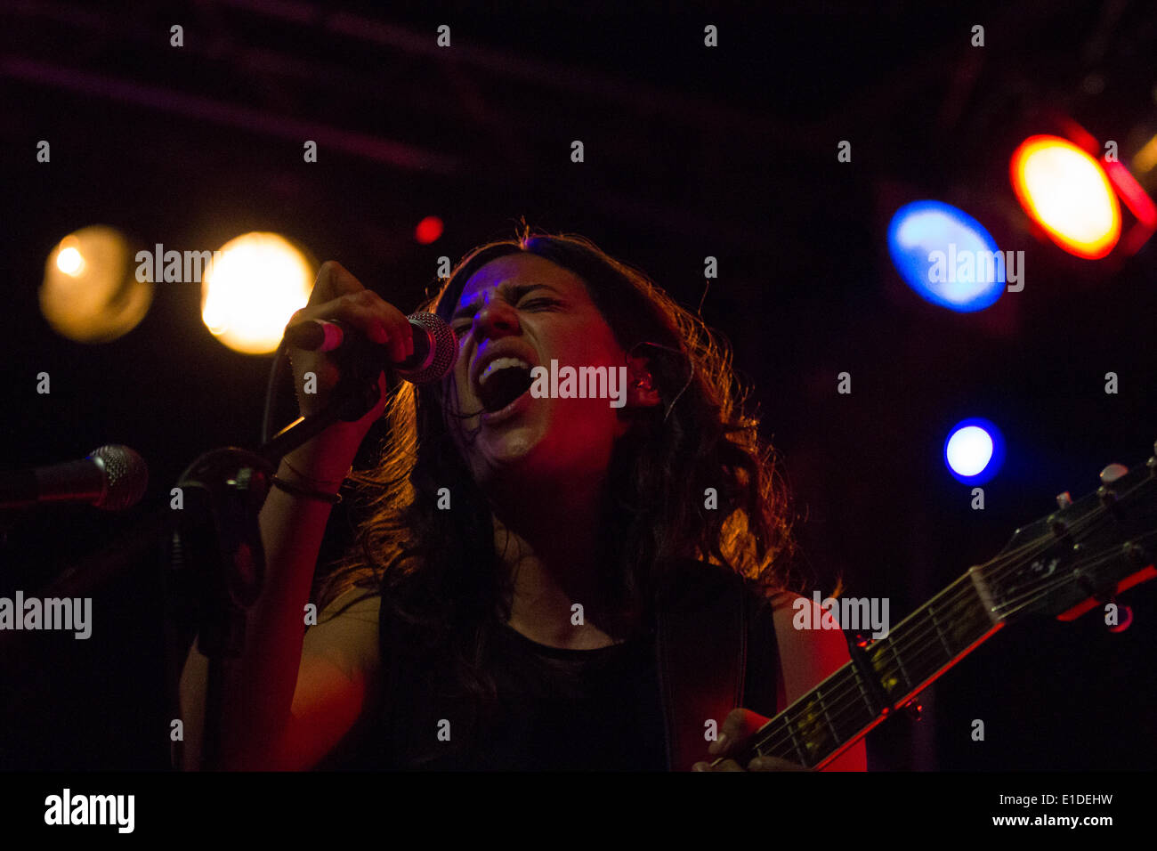 Turin, Italy - 2014:05:29 -Anna Wappel or "Anna F", the Austrian pop ...