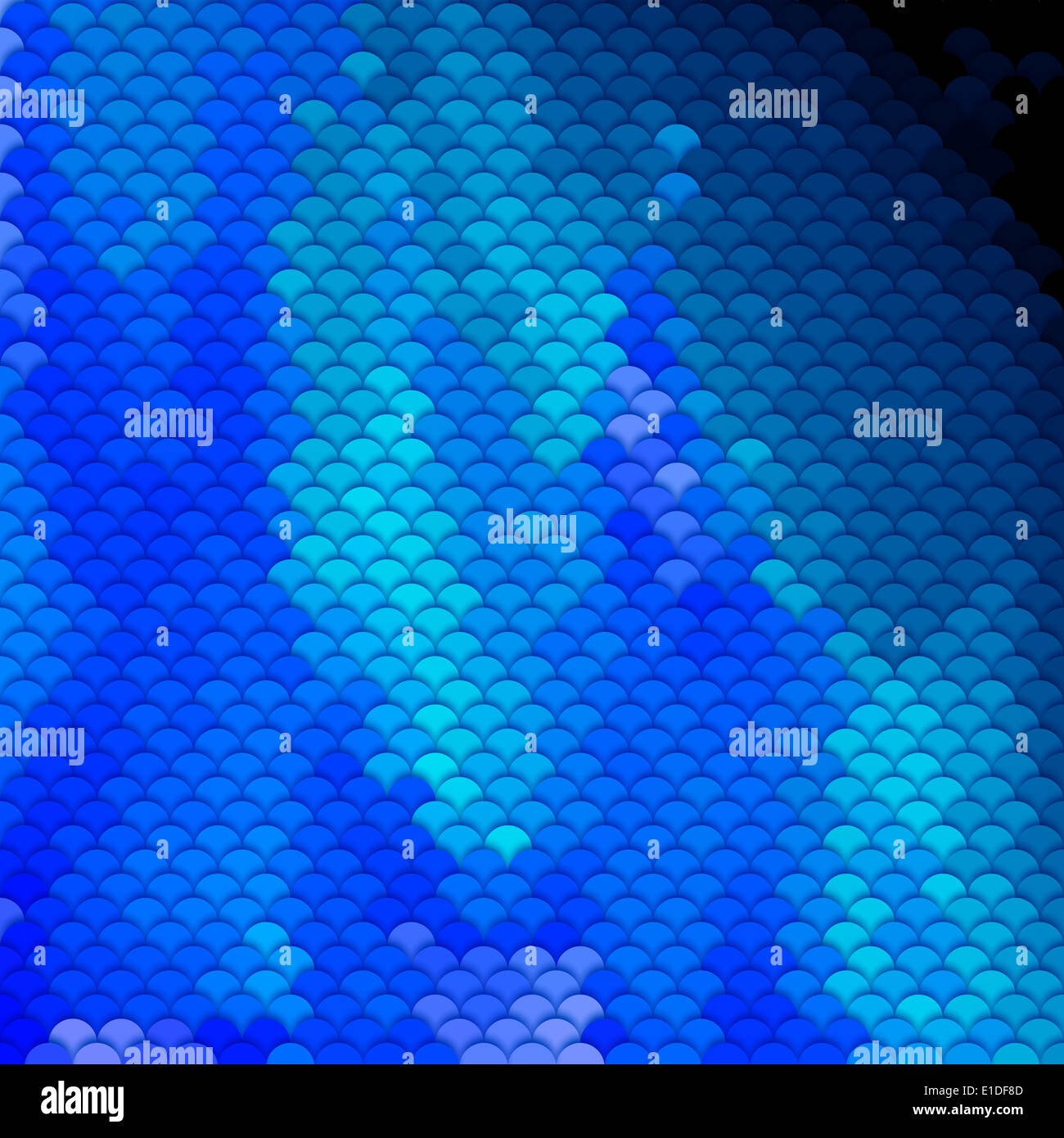 Abstract scales pattern in shades of blue. Textured background Stock ...