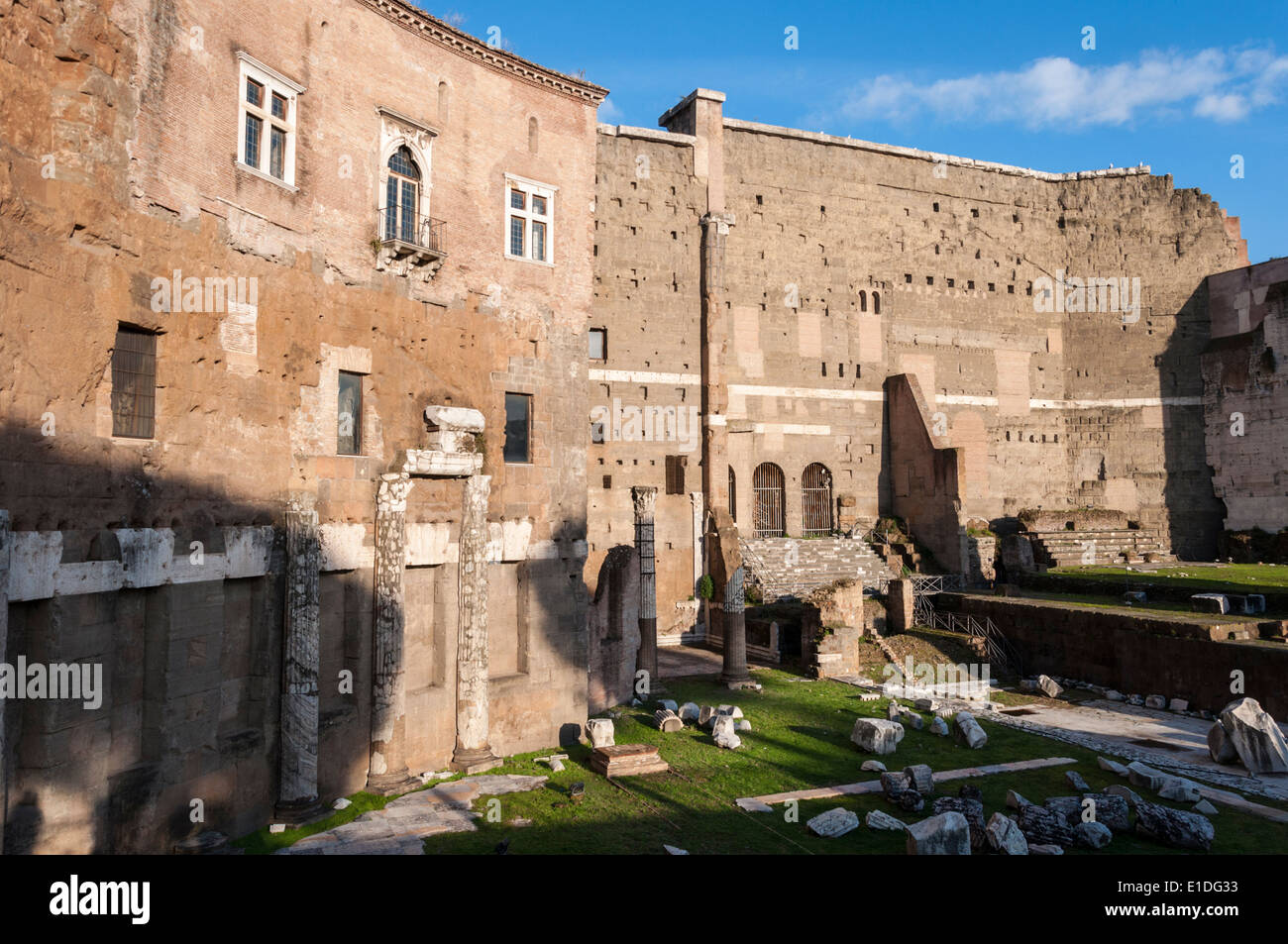 Temple of Trajan, Rome, Italy Stock Photo - Alamy