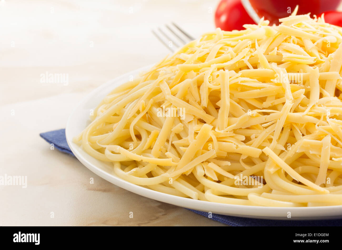 pasta spaghetti macaroni on wooden background Stock Photo - Alamy