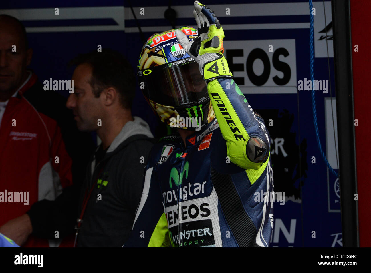 Mugello, Italy. 31st May, 2014. Valentino Rossi (Movistar Yamaha Team ...