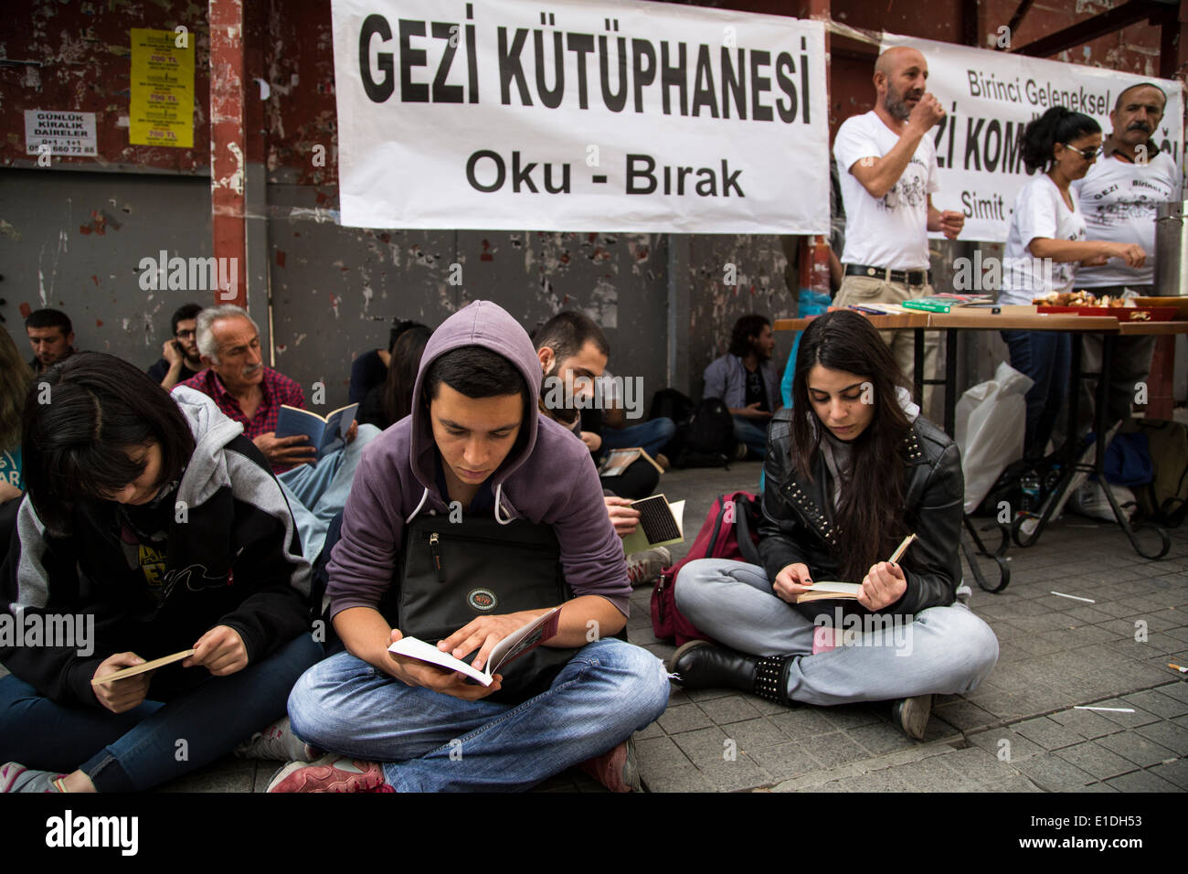 Istanbul, Turkey. 31st May, 2014. On the anniversary of Gezi Park ...