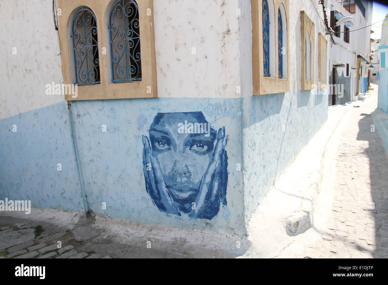 Face Graffiti in Marrakesh, Morocco Stock Photo - Alamy