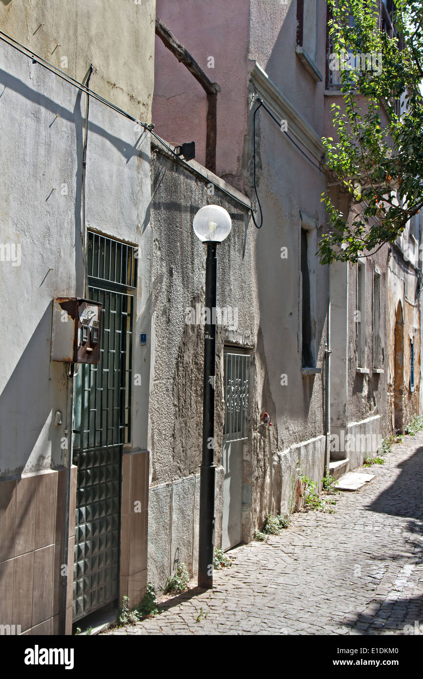Street light in old Turkish village Stock Photo - Alamy