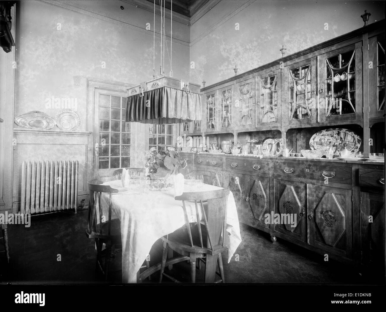 Portuguese style facade buildings Black and White Stock Photos & Images ...