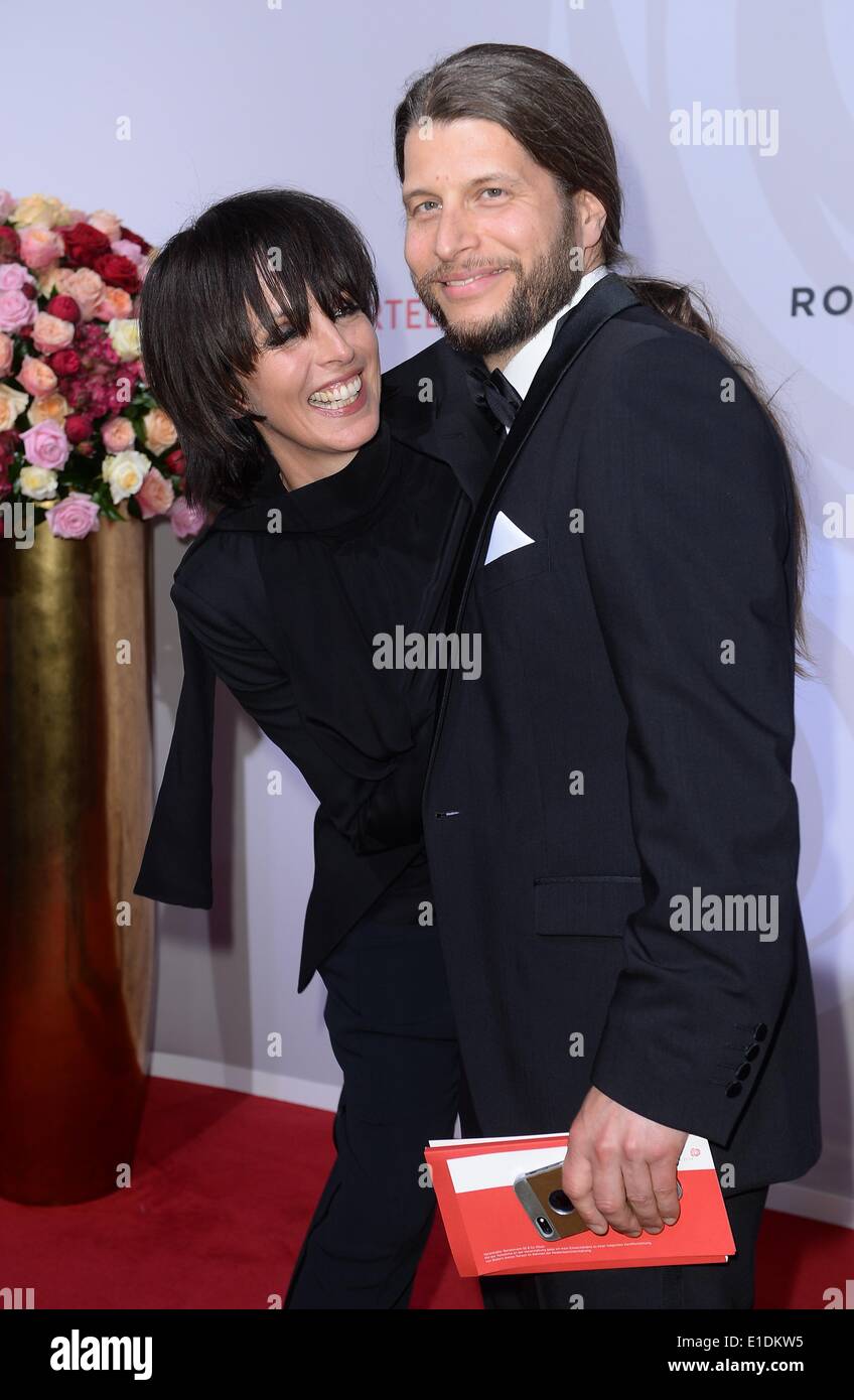 Berlin, Germany. 31st May, 2014. Singer Nena and her partner Philipp ...