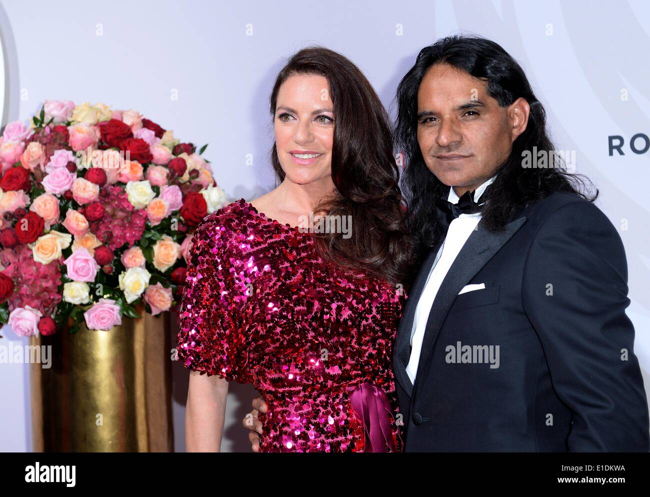 Berlin, Germany. 31st May, 2014. Actress Christine Neubauer and her ...