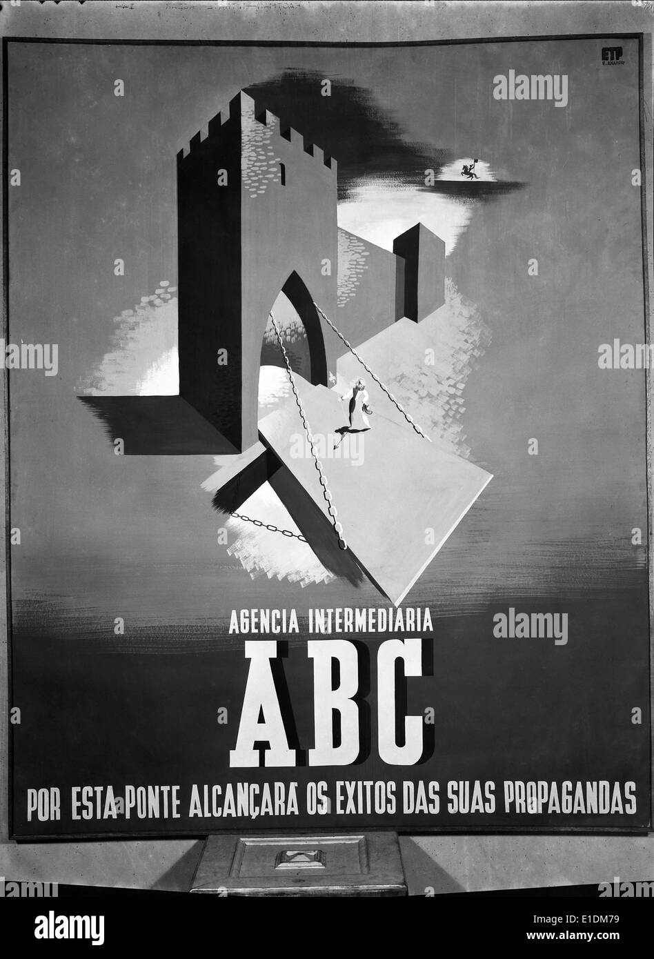 This public advertising poster in Portugal reflects the visual style ...