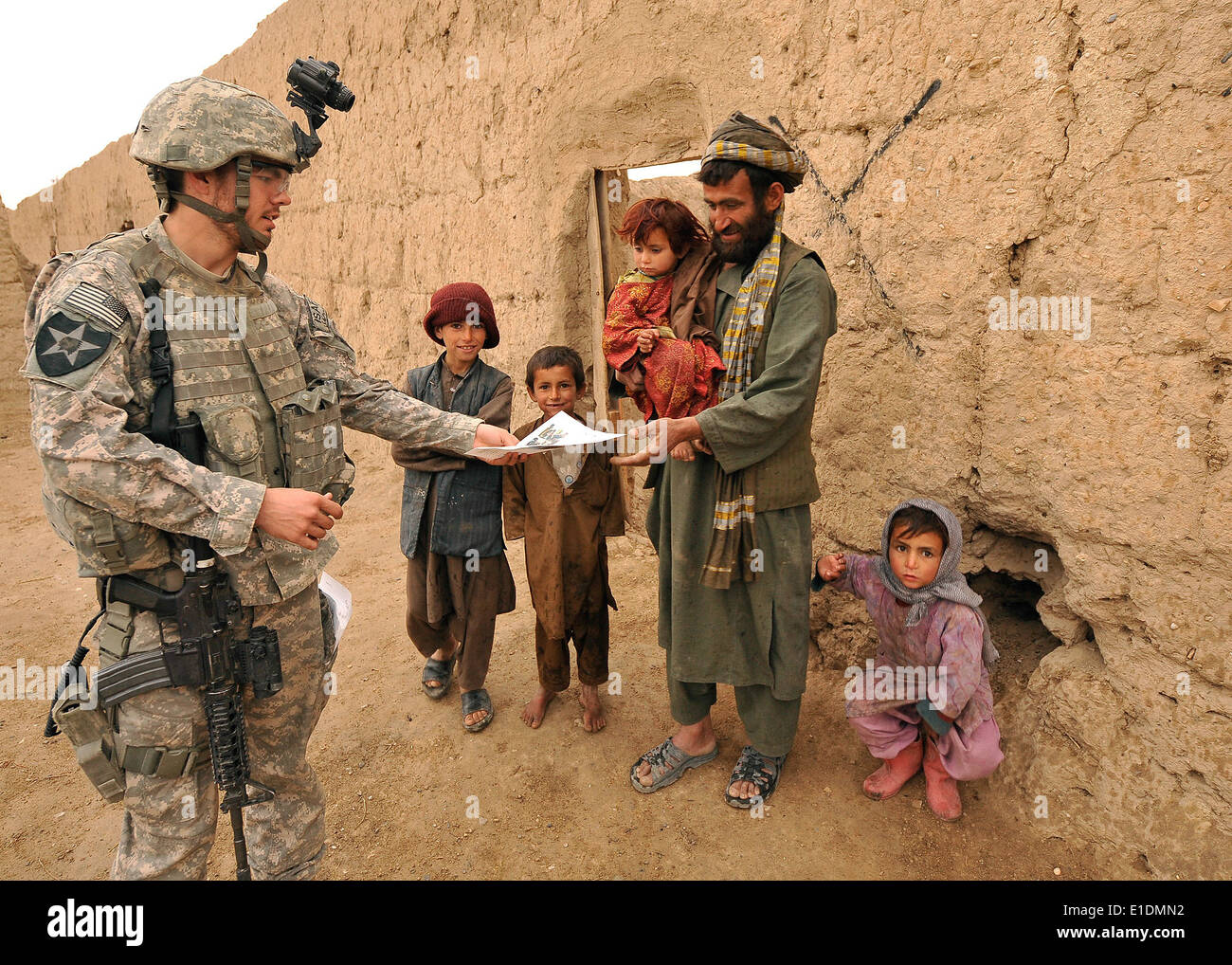 U.S. Army Sgt. Daniel Satterfield, with 2nd Battalion, 1st Infantry ...
