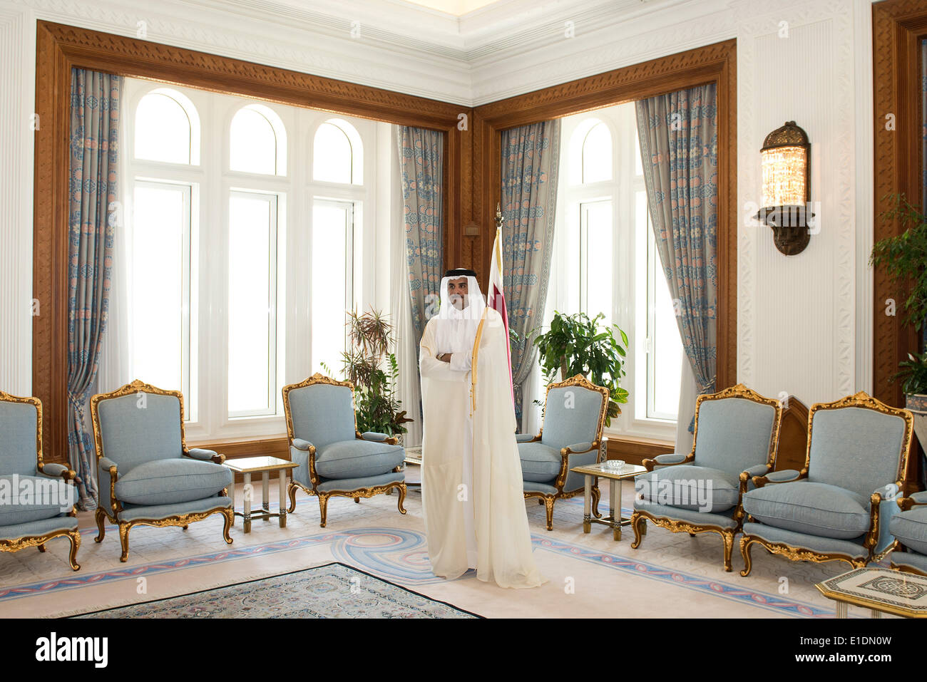 The Emir of the State of Qatar, Sheikh Tamim bin Hamad bin Khalifa Al ...