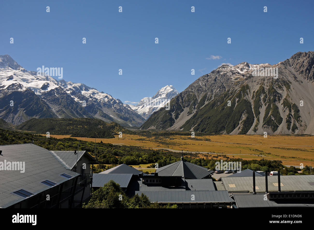 New Zealand Mount Cook Stock Photo - Alamy