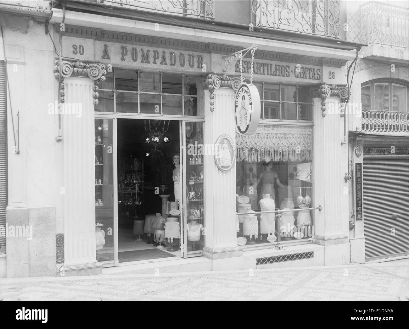 Luxury bakery shop Black and White Stock Photos & Images - Alamy
