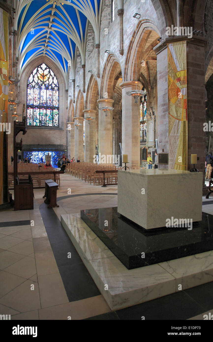 St giles cathedral edinburgh interior hi-res stock photography and ...