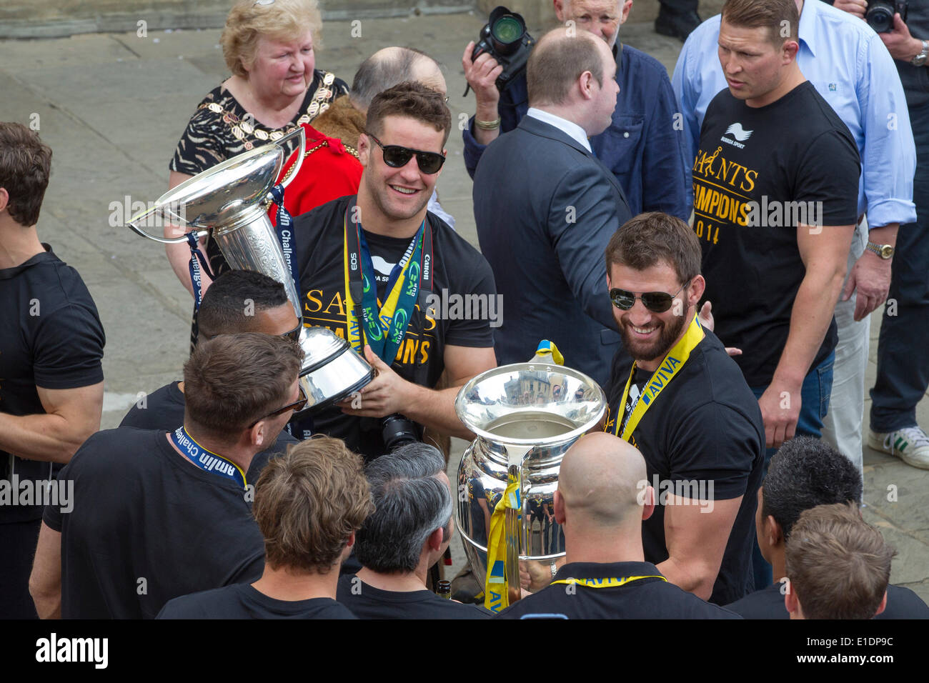 Northampton saints rugby smith hi-res stock photography and images - Alamy