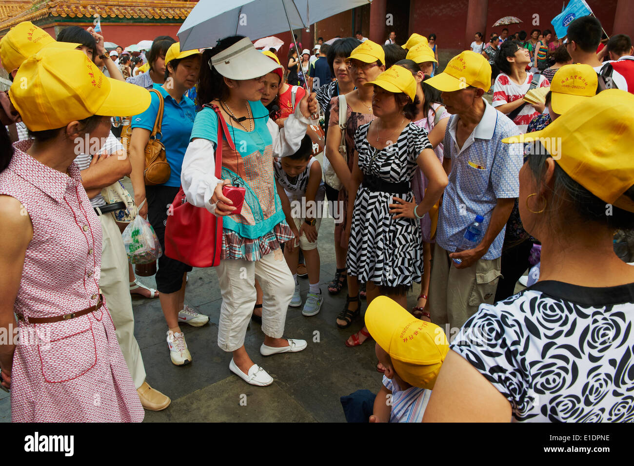 China, Beijing, local tourist at the Forbidden City Stock Photo - Alamy