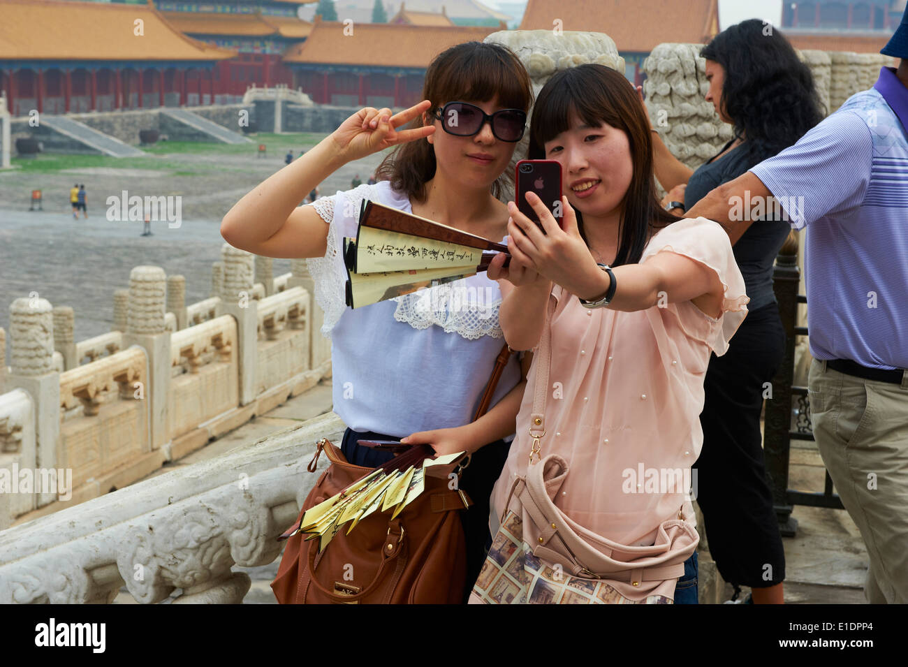 China, Beijing, local tourist at the Forbidden City Stock Photo - Alamy