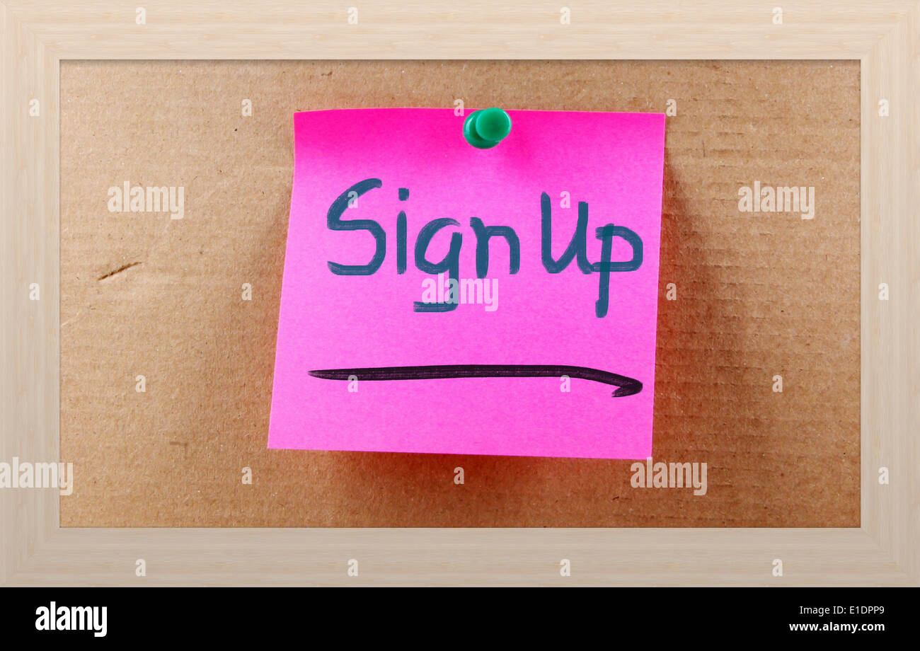 Enroll here sign hi-res stock photography and images - Alamy