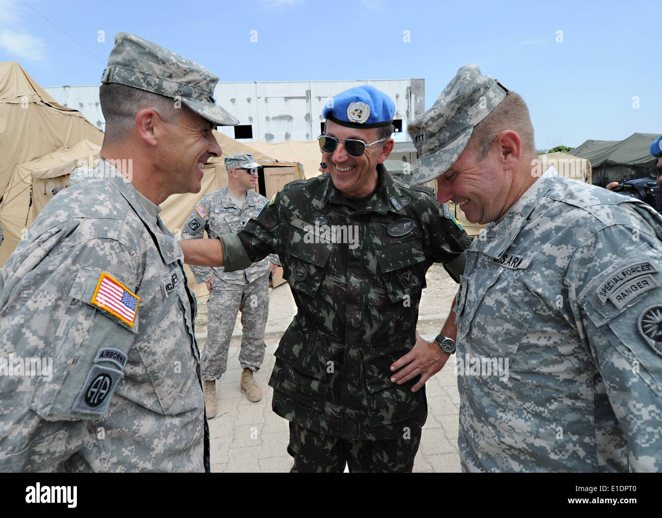 From right, U.S. Army Lt. Gen. Ken Keen, the commanding general of ...